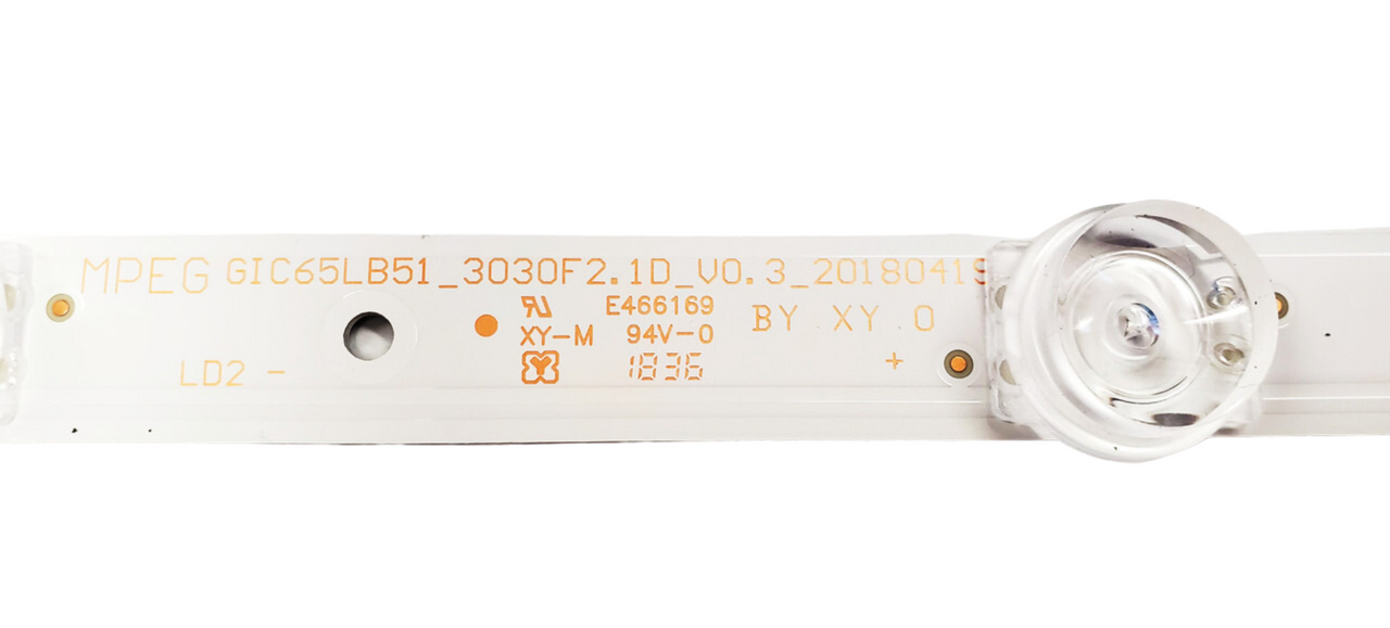 TCL 65S421 TCAA LED Light Strips Complete Set of 6 GIC65LB51_3030F2.1D ...