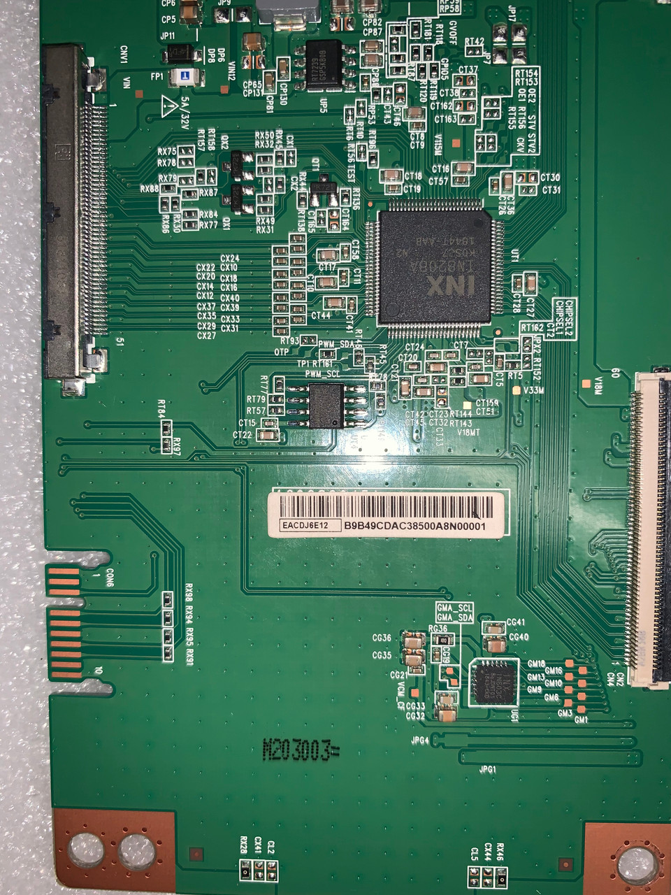 TCL 50S421 Main Board w/ WiFi Module & Power Supply Board & TCon Board ...