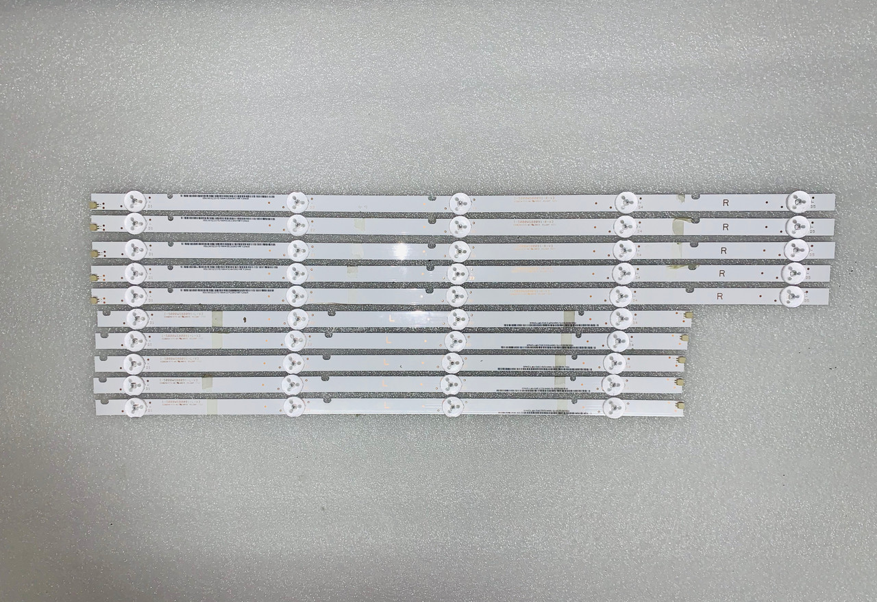 Vizio E50-F2 LED Light Strips Set of 10 I-5000WS80091 - TvPartsGuy.com
