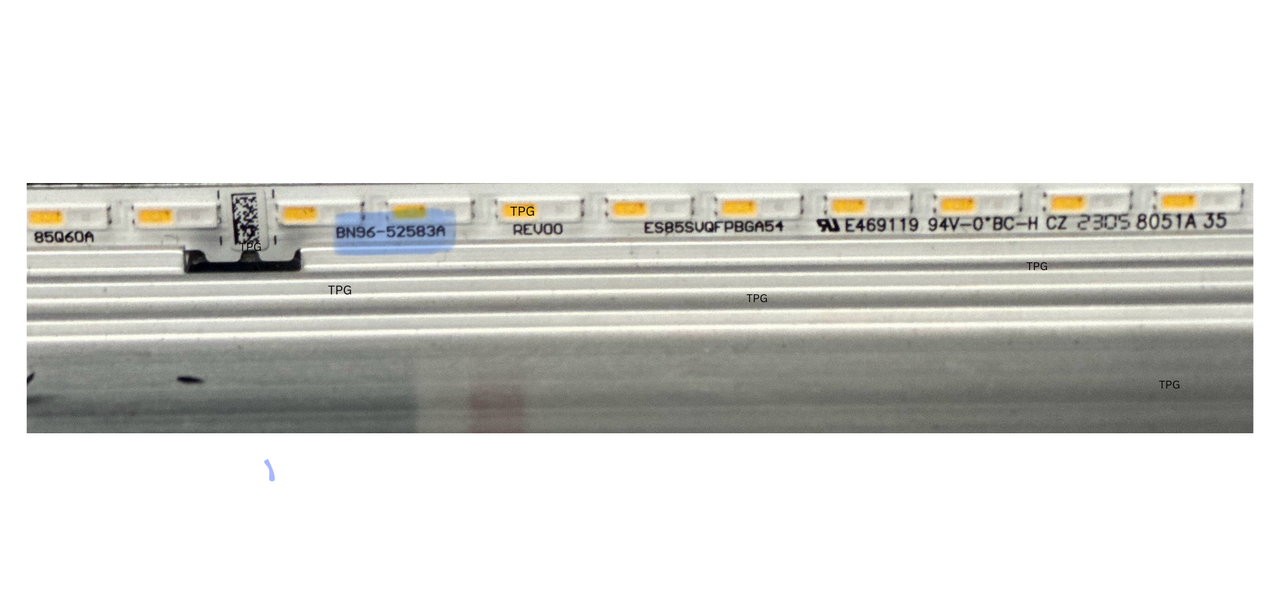 Samsung QN85Q70AAFXZA, QN85Q60AAFXZA LED Light Bar BN96-52583A ...
