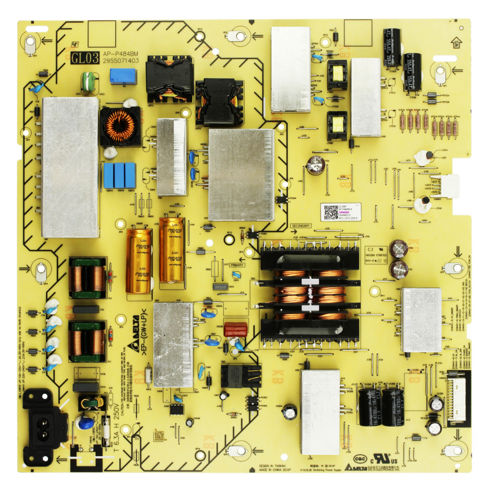 Sony Power Supply Board 1-004-424-42 / AP-P484BM B - TvPartsGuy.com