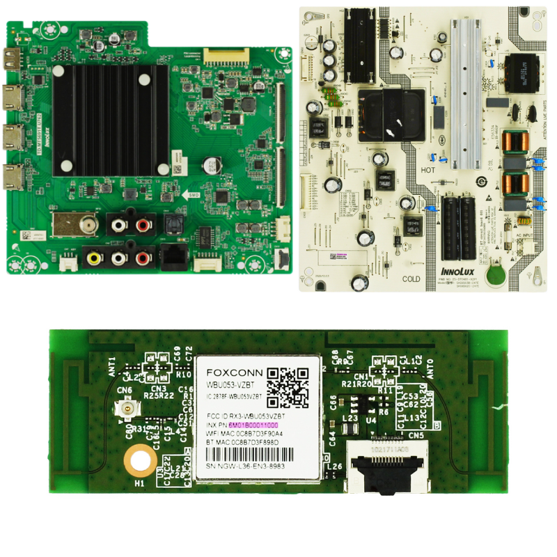 Vizio M65Q6-J09 / V655-J09 TV Parts Board Kit 6M03A0006Z00J / P650D312DA