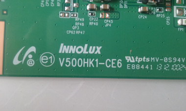 Panasonic TC-39AS530U T-Con Board 45.9F416.AT33 / V500HK1-CE6 ...