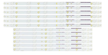 NEC E505 Led Strips Complete Set of 12 500TT64 & 500TT63 - TvPartsGuy.com