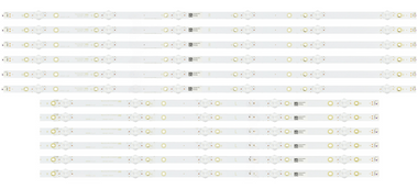 Element / Philips / Insignia LED Backlight Strips (Set of 12) LB65065 ...