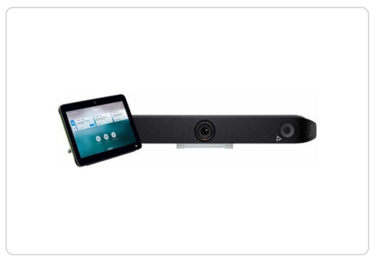 Poly X52 video conferencing device with TC10