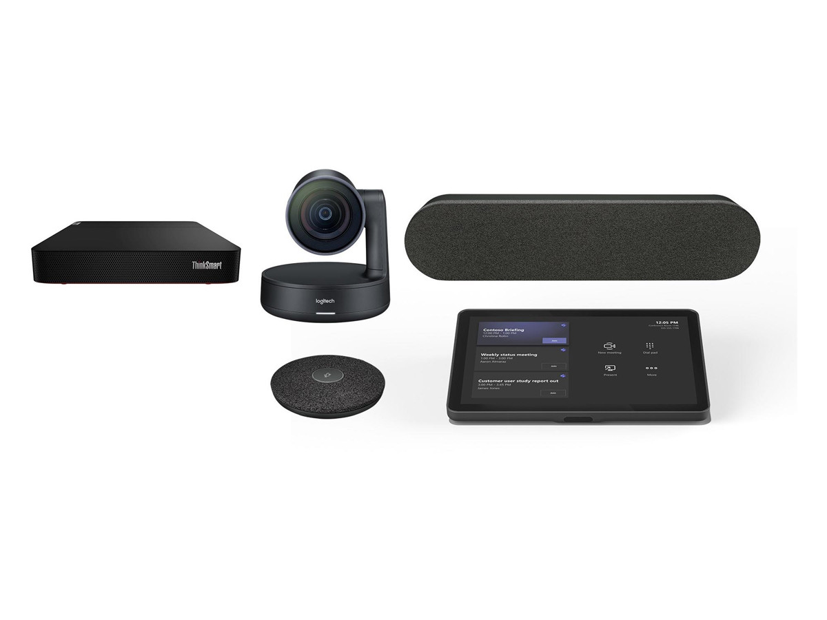 Logitech TAPRALMSTLNV2 Microsoft Medium Rooms with Tap + Rally + Lenovo ...