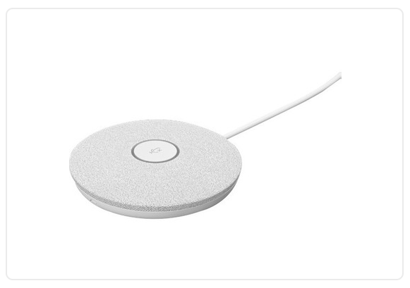 Logitech Ceiling Pendant Mount for Rally Mic Pod Microphones - White