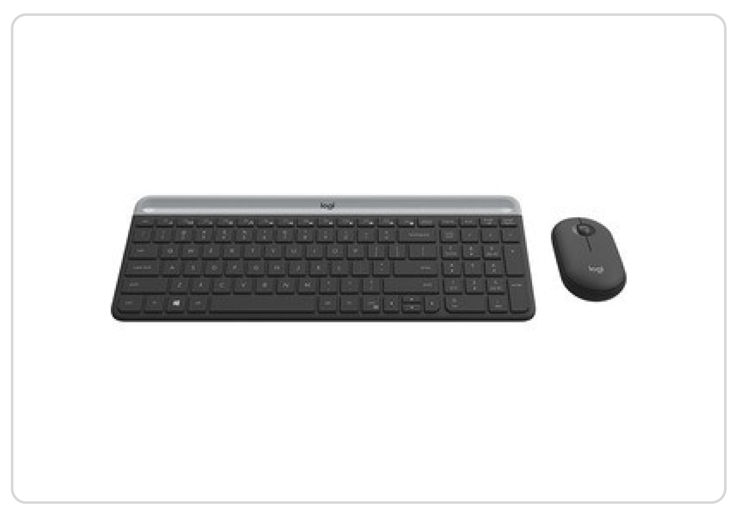 Logitech MK470 Slim Combo - Wireless Mouse & Keyboard