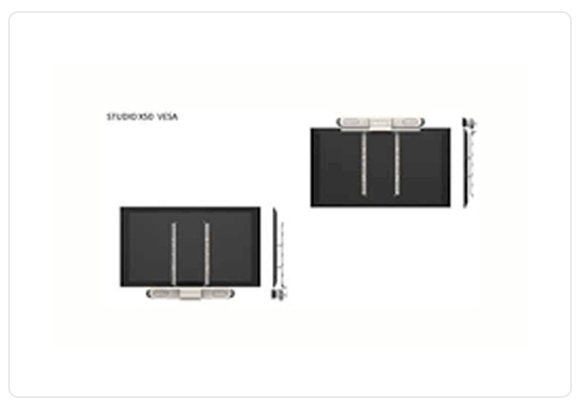Poly Studio X50 VESA Display - Mounting Kit