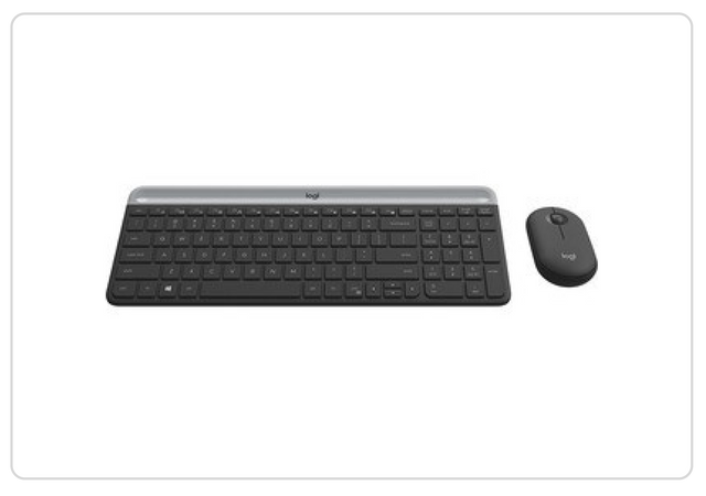 Logitech MK470 Slim Combo - Wireless Mouse & Keyboard
