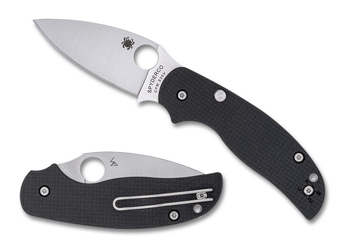 SPYDERCO C123CFBCLP SAGE™ 6 BUTTON-RELEASE COMPRESSION LOCK