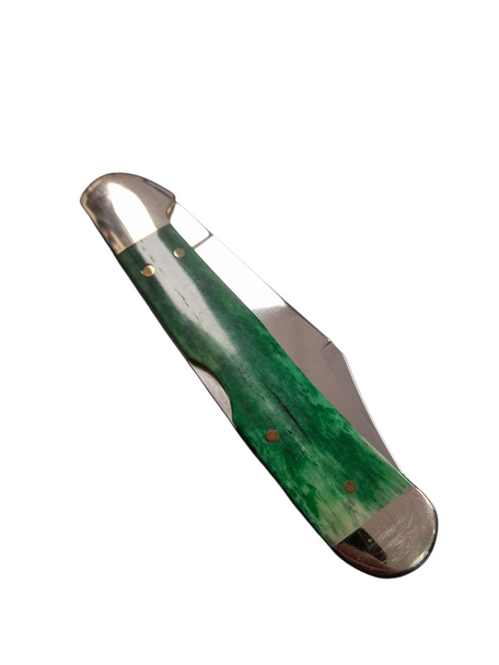 Case XX Green Appaloosa Bone Copperlock 61549L SS
