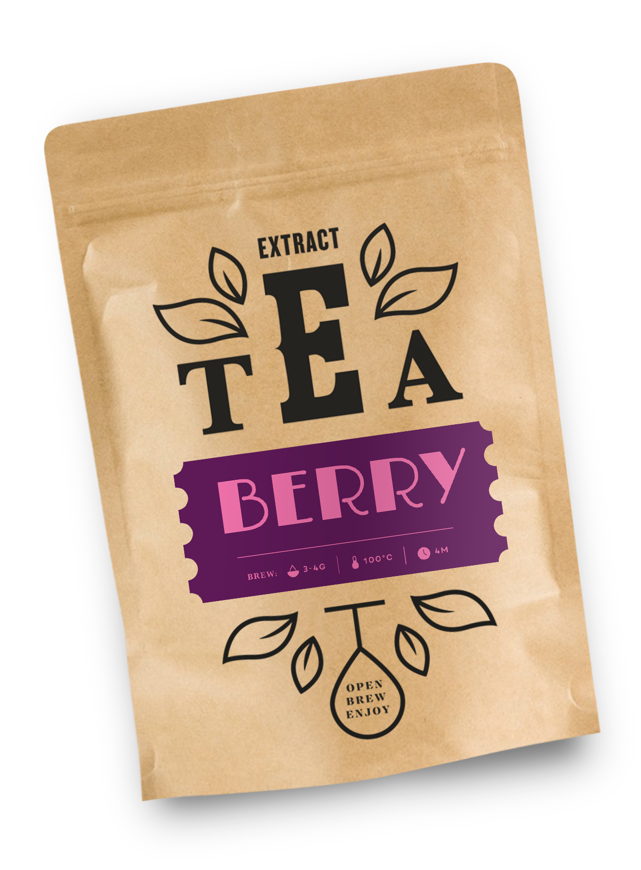 Extract Tea | Berry Tea | 1KG loose leaf or 200 pyramids | Free ...