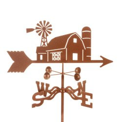Farm Scene Weathervane With Mount