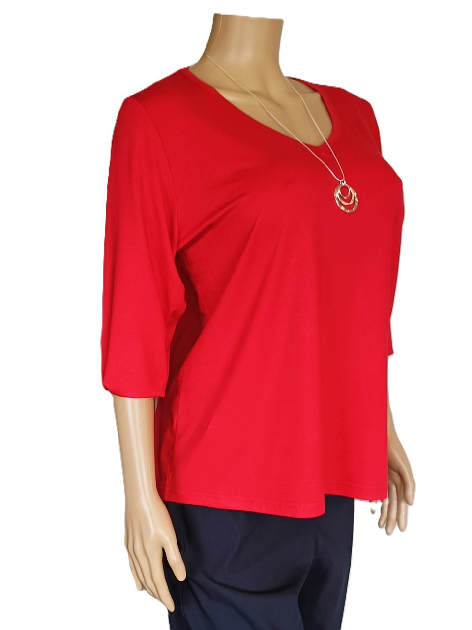 Viscose A-Line T-shirt - Short Sleeve - All Necklines - Long Island ...