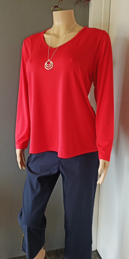 Sylvia A-Line T-shirt, All Necklines - Long Sleeve - Long Island ...