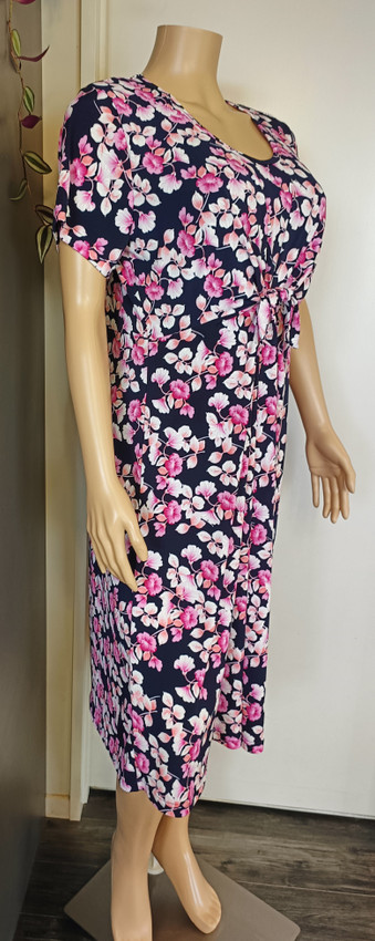 Lou dress in Viscose - Long Sleeve - Long Island Clothing Limited