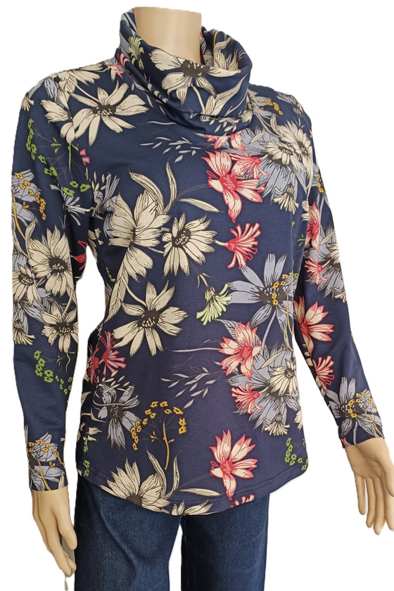 Mid weight cowel neck top - Long Island Clothing Limited
