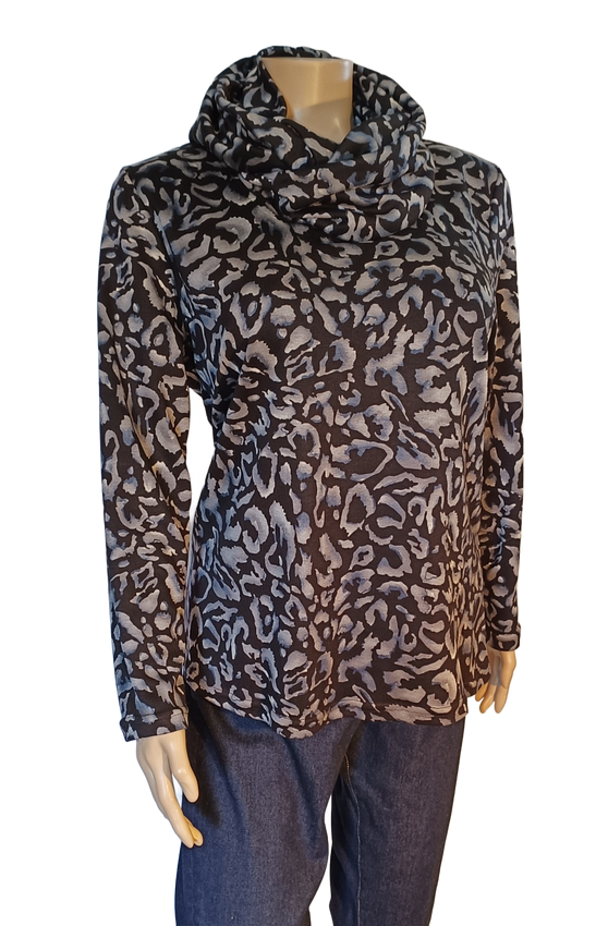Scarf neck Autumn weight top - Long Island Clothing Limited