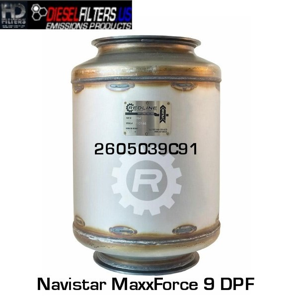 2605039C91 Navistar MaxxForce 9 DPF RED 52964