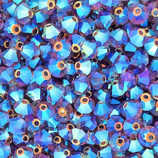 Crystals - Preciosa Crystal - 4mm Preciosa Bicones - Jill Wiseman Designs