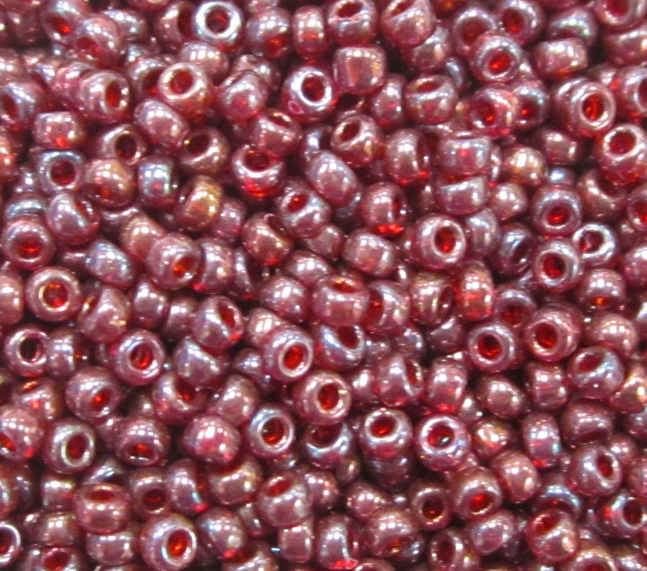 11-0313, Raspberry Gold Luster (28 gr.) Miyuki - Jill Wiseman Designs