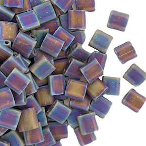 Tila Beads, Color 135FR, Matte Transparent Plum AB (10 gr.) - Jill ...