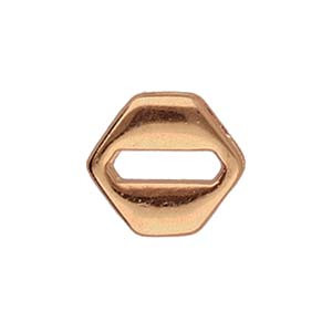 Cymbal Sikamia, Chevron Connector, Rose Gold Plate (Qty: 2) - Jill ...