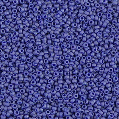 15-2075, Matte Opaque Cobalt Blue (14 gr.) Miyuki - Jill Wiseman Designs