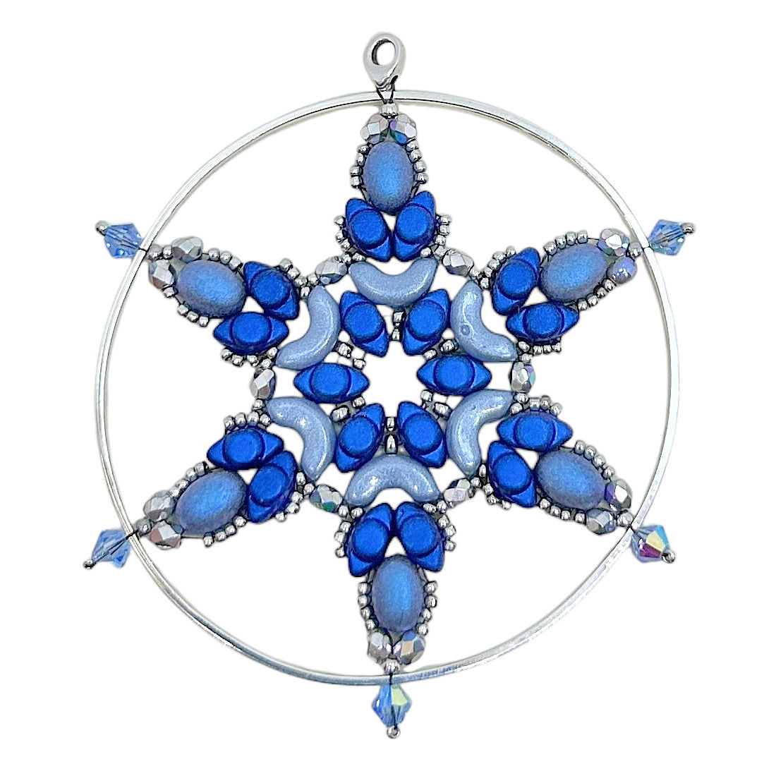 Snowflake Ornament Kit #16, Sapphire Snowflake (Qty: 1) - Jill Wiseman ...