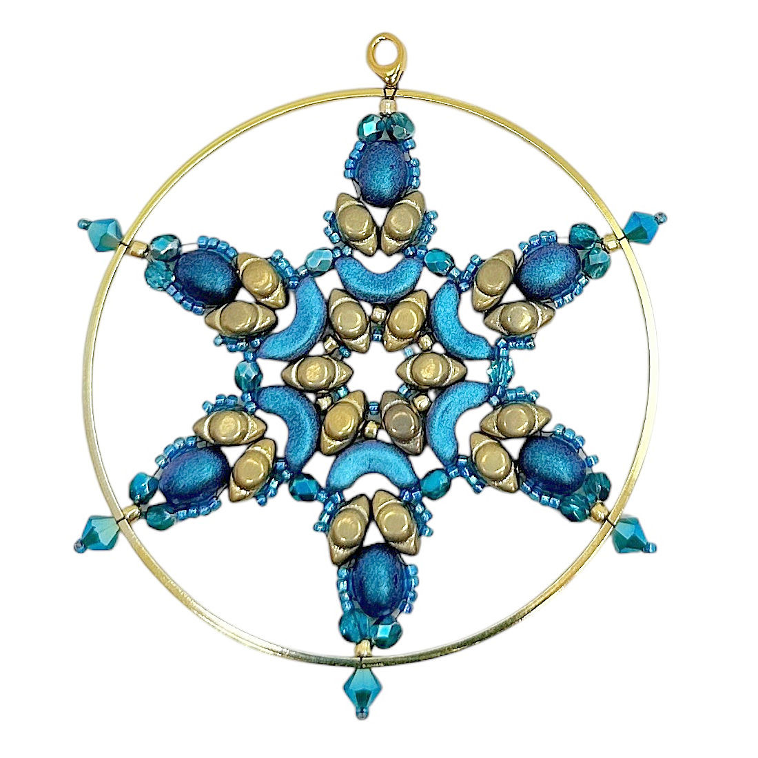 Snowflake Ornament Kit #21, Celestial Snowflake (Qty: 1) - Jill Wiseman ...