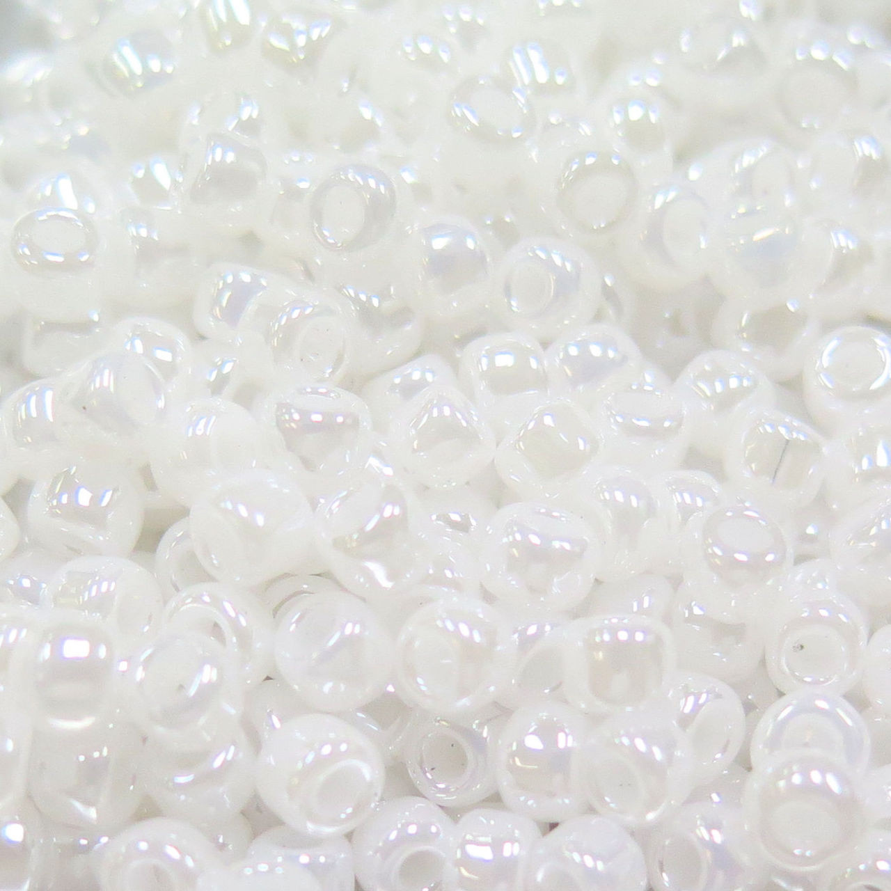 6-0511, Bright White Pearl (28 gr.) Matsuno - Jill Wiseman Designs