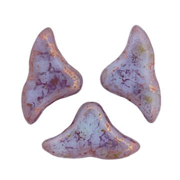 Helios par Puca Beads, Aqua Opal Bronze, 6x10mm (Qty: 25) - Jill ...