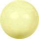Swarovski 3mm Round Crystal Pearls, Pastel Yellow (Qty: 50 ...