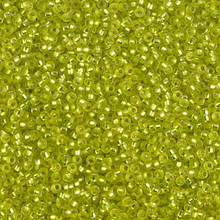 15-0014F, Matte Silver-Lined Chartreuse (14 gr.) Miyuki - Jill Wiseman ...