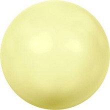 Swarovski 3mm Round Crystal Pearls, Pastel Yellow (Qty: 50 ...