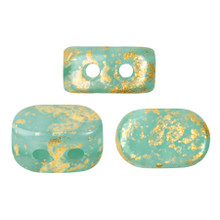 Lipsi par Puca Beads, Blue/Green Opal Splash (5 grams/~36 beads) - Jill ...