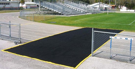 Track Protectors: Cross Over Zone Mats | Spartan Athletic