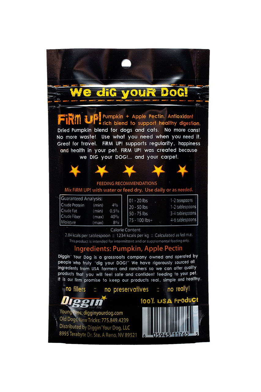 Super Snouts Firm Up! Pumpkin Super Supplement for Dogs & Cats - Chow ...
