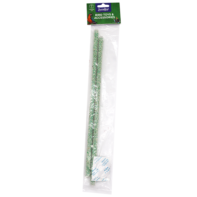 Incredipet Sand Coated Bird Perch, 2 pack - Chow Hound Pet Supplies