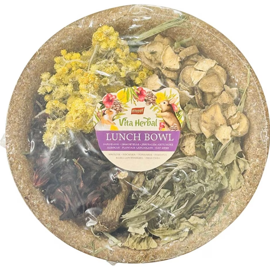 A&E Vitapol Vita Herbal Edible Lunch Bowl for Small Animals - Chow ...