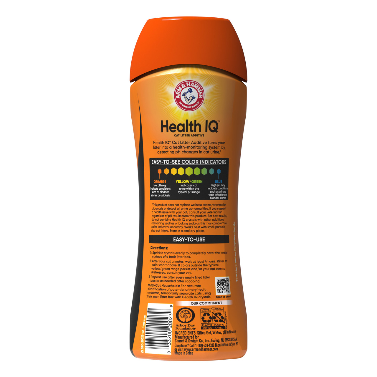 Arm & Hammer Litter Health IQ Cat Litter Additive with Color Changing ...