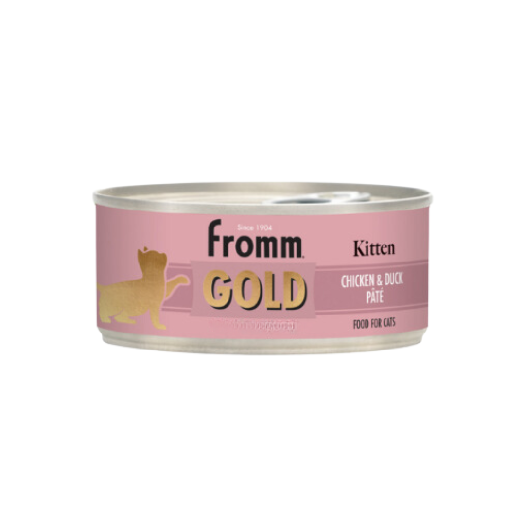 Fromm Kitten Gold Chicken & Duck Pate Canned Cat Food - Chow Hound Pet ...