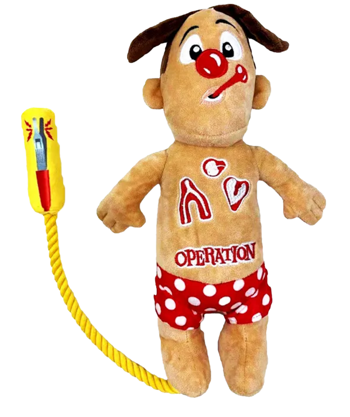 Hasbro Operation Cavity Sam Plush Tug Dog Toy 12 in - Chow Hound Pet ...