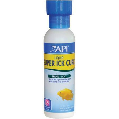 Api Liquid Super Ick Cure Freshwater Aquarium Medication 4 oz - Chow ...