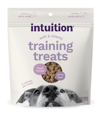 Intuition Duck Recipe Grain-Free Soft & Chewy Training Treats for Dogs ...