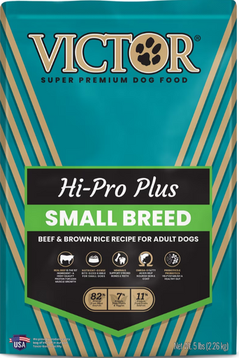 Victor Pet Food Classic Hi-Pro Plus Small Breed Adult Dry Dog Food 5 lb ...