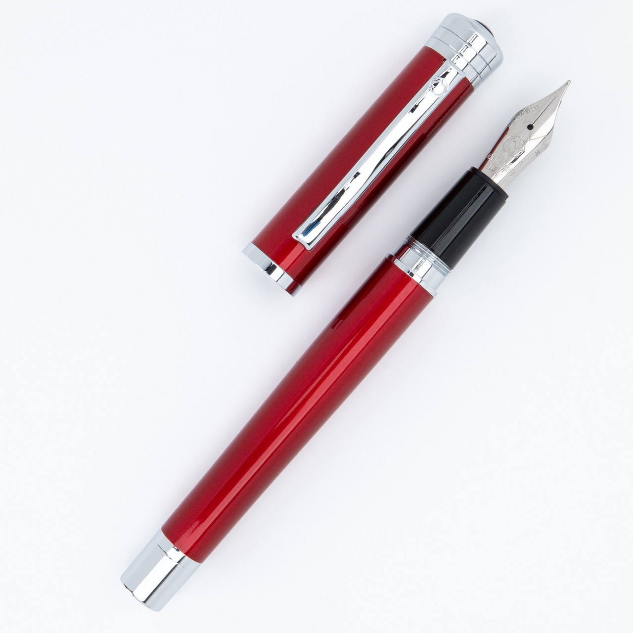 Monteverde USA Strata Fountain Pen Red w/ JoWo Nib