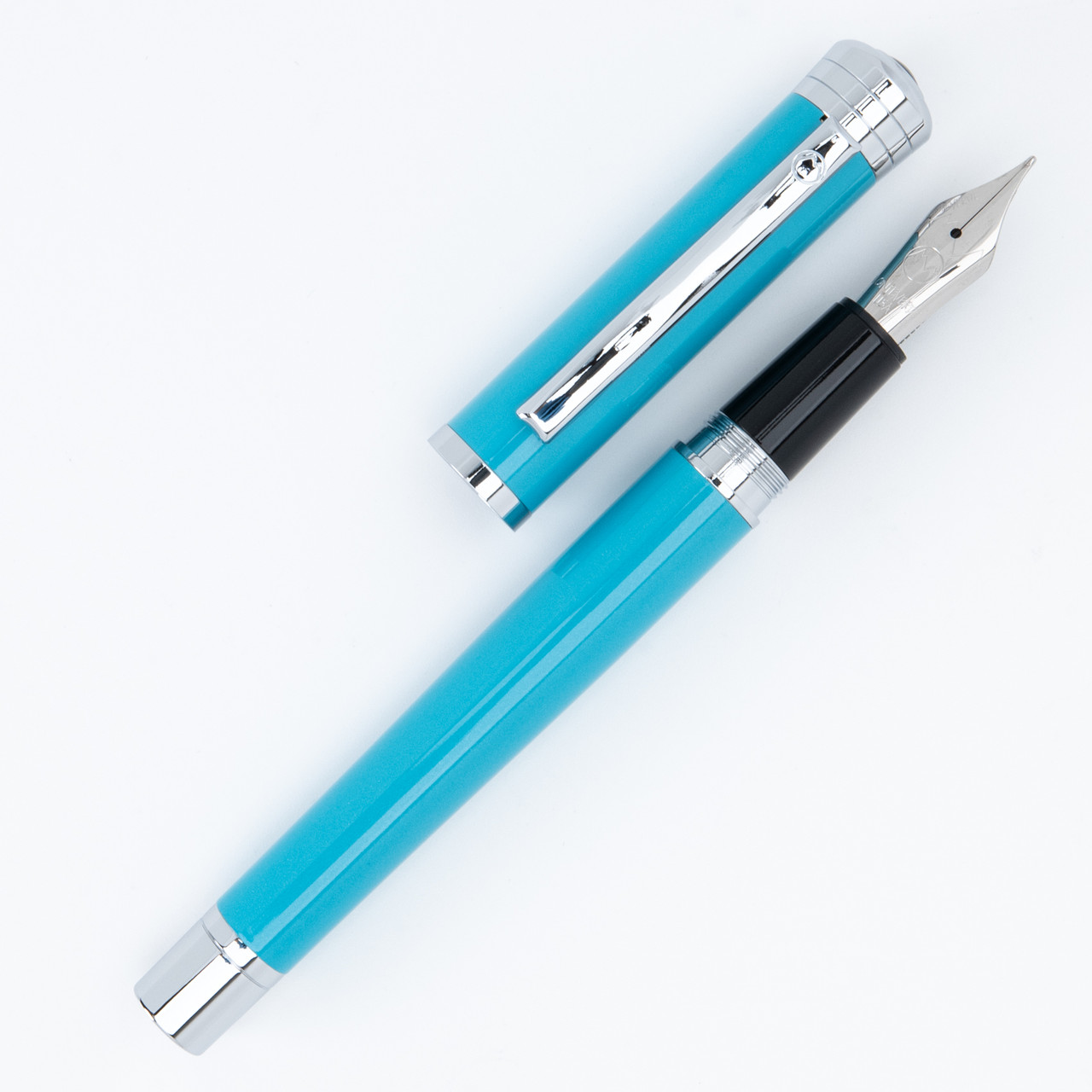 Monteverde USA Strata Fountain Pen Turquoise w/ JoWo Nib